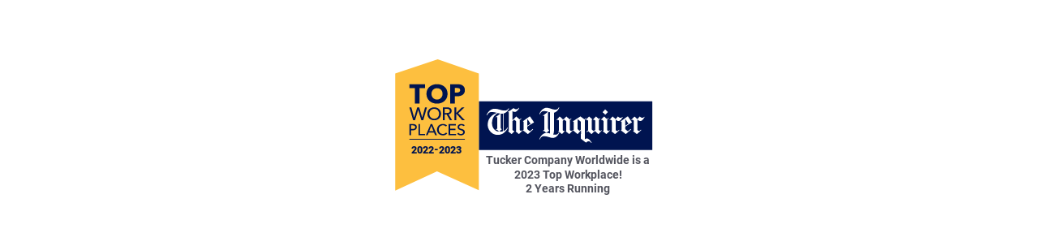 Tucker Named Top Workplaces 2023 Winner By Philadelphia Inquirer